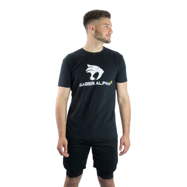 Gym T Shirt for Men - Saber Alpha Men's Signature Workout & Gym Tees